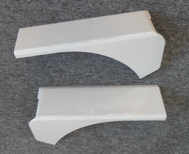 TOP REAR PANEL Corner Covers White - Swift Sterling Sprite Elddis ...