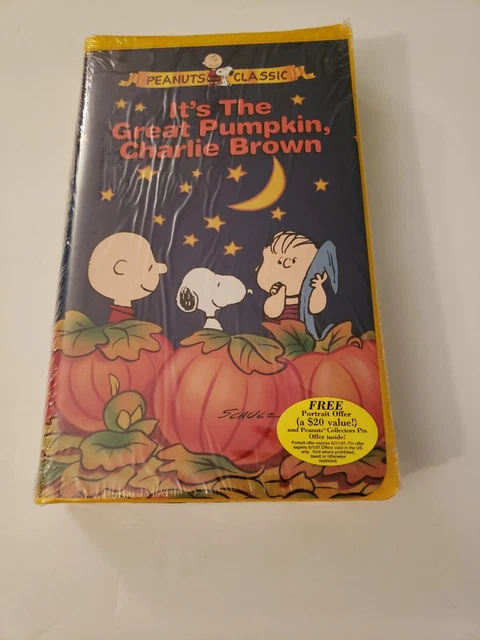 ITS THE GREAT Pumpkin, Charlie Brown (VHS, 1996, Clamshell) NEW Sealed ...