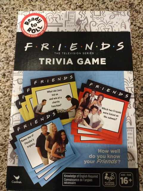 NEW FRIENDS TRIVIA Game 200 Questions in 3 Fun Categories £7.58 ...