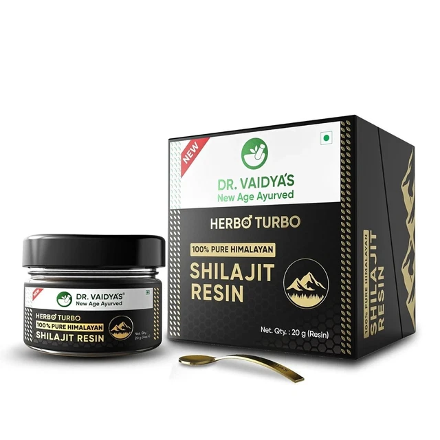 DR. VAIDYA'S HERBO24TURBO Shilajit Resin 100% Shuddha Shilajit 20g £32. ...