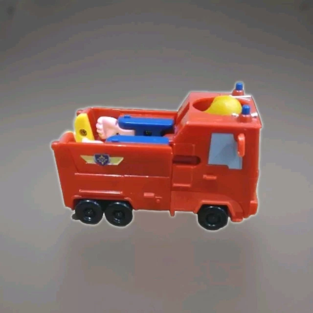 FIREMAN SAM CONVERTIBLE Jupiter Fire Engine Transformer Complete Pop Up ...