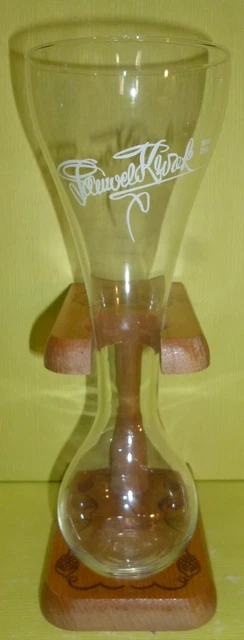 COLLECTOR , VERRE A Biere Kwak 25 Cl , Avec Support Bois Decore , Od354 EUR 7,90 - PicClick FR