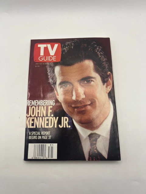 TV GUIDE JULY 31 1999 - Remembering John F. Kennedy Jr £6.18 - PicClick UK