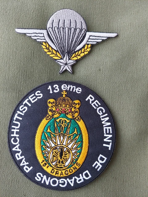 ECUSSON PATCH INSIGNE 13e RDP parachutiste . Special forces airborne ...