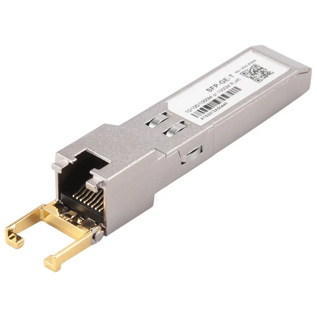 2X/100/1000 PORT SFP Copper RJ45 SFP Module Gigabit Ethernet Port J8E2 ...