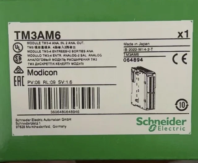 SCHNEIDER TM3AM6 MODICON TM3 Input/Output Analog Modules £238.69 ...