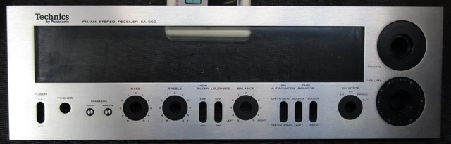 TECHNICS SA-300 OEM Front Panel W/ Glass Nice Shape £37.93 - PicClick UK