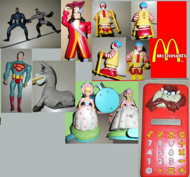BATMAN/SUPERMAN/HOOK/RONALD MCDONALD/SHREK/TAZMANIA MCDONALD'S ...