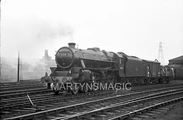 S26-35MM RAILWAY NEGATIVE 45135 @ Stoke loco shed 1966 £3.99 - PicClick UK