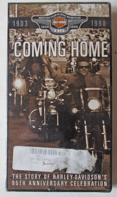 HARLEY DAVIDSON COMING Home 95th Anniversary HTF (VHS, 1998) NEW ...
