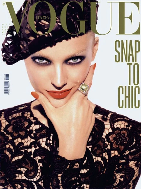 VOGUE ITALY MAGAZINE October 2008 Anna Jagodzinska Sasha Pivovarova 698 ...