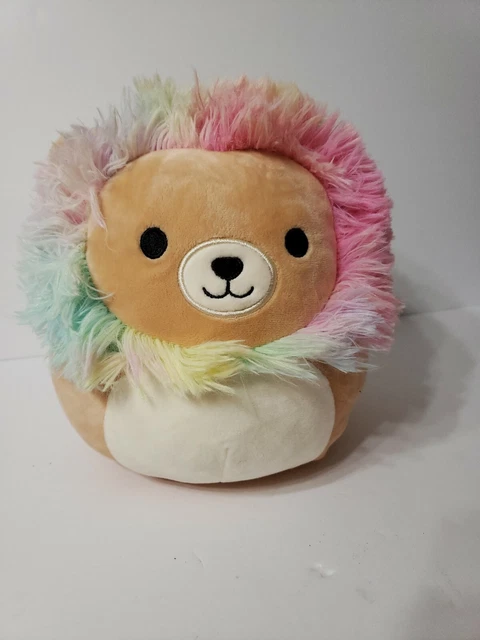 SQUISHMALLOWS 8” LEONARD the Lion Rainbow Mane Kellytoy EUR 9,80 ...