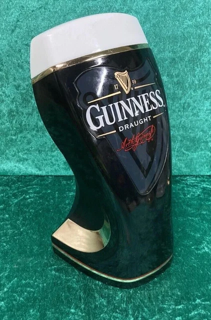 VINTAGE GUINNESS DRAUGHT Advertisement Bar Top Display Pub Man Cave £64 ...