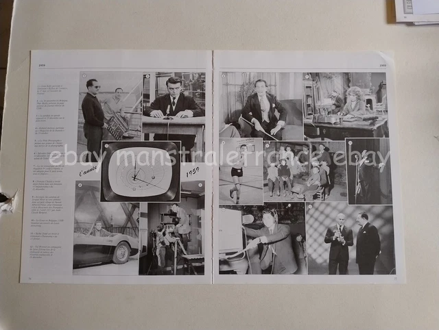 ROGER MOORE IVANHOE Alain Delon Louis Armstrong Rin-Tin-Tin clippings ...