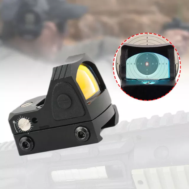 MINI RMR RED Dot Reflex Sight Collimator Scope 20mm Rail For Glock 17 ... MINI RMR RED Dot Reflex Sight Collimator Scope 20mm Rail For Glock 17 ...