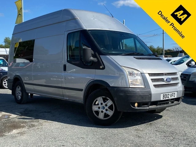 2012 FORD TRANSIT LONG WHEEL BASE 2.2 350 TREND H/R 124 BHP PANEL VAN ...