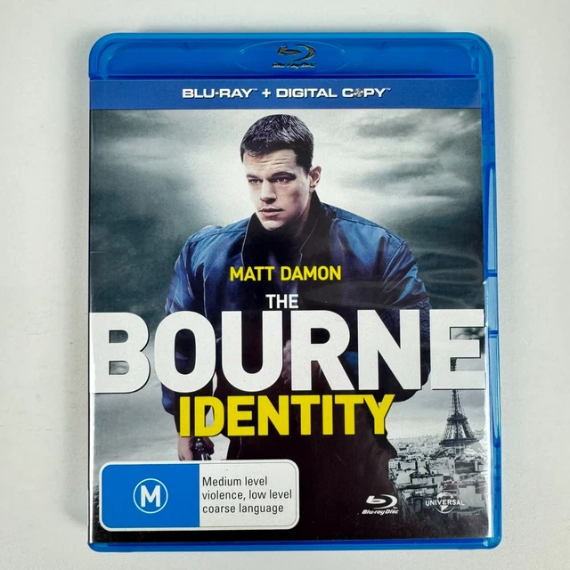 THE BOURNE IDENTITY (Blu-ray 2002) Matt Damon Franka Potente Region B ...