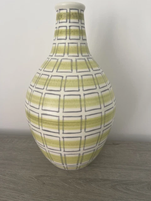 VINTAGE POOLE POTTERY Freeform Carafe Vase 1950s PJL Pattern £68.28 ...