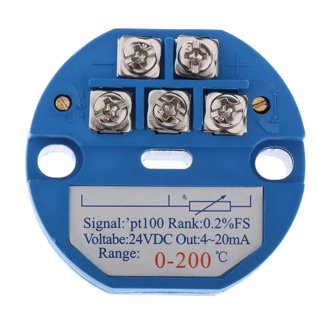24V DC RTD PT100 temperature sensor transmitter module Various ... 24V DC RTD PT100 temperature sensor transmitter module Various ...