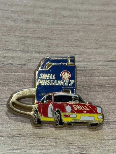 PIN'S PORSCHE 911 Shell 24 Heures du Mans doré Arthus Bertrand EUR 12 ...