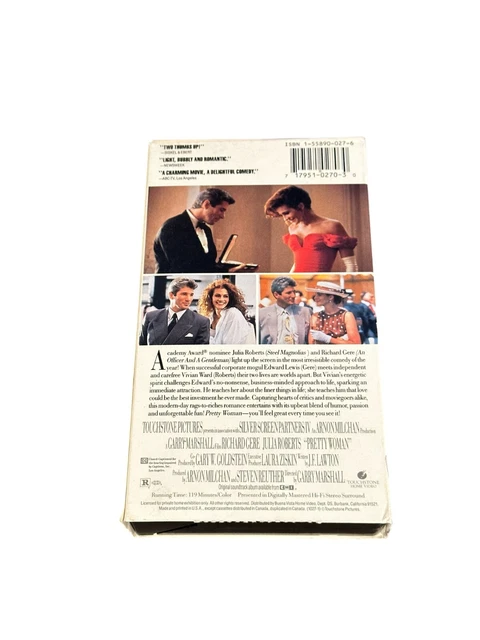 PRETTY WOMAN (1990) VHS - Richard Gere, Julia Roberts £6.45 - PicClick UK