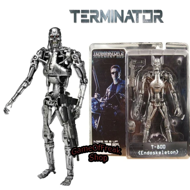 TERMINATOR FIGURINE ENDOESKELETON NECA 18 CM Arnold Schwarzenegger ...