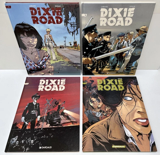 LOT SÉRIE COMPLÈTE DIXIE ROAD 1 à 4 dont 2 EO - Dargaud 1997/2001 - TBE ...