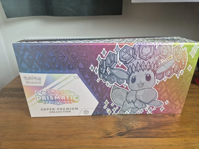 POKÉMON PRISMATIC EVOLUTIONS Super Premium Collection Box - NO PACKS OR ...