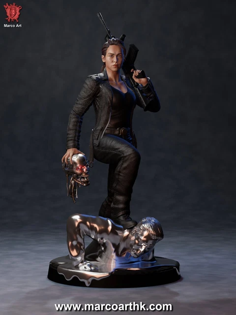 Terminator 3d Printed Model Sarah Connor 3d Figure 1 6 1 10 Scale £