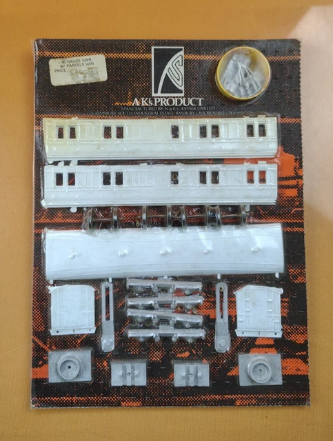 K'S / KEYSER OO Gauge GWR 40' Parcels Van Kit - Carded £15.00 - PicClick UK