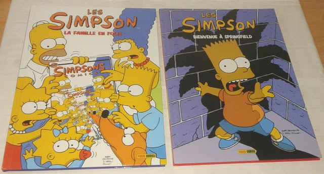 LOT 2 BD les simpson panini comics jungle the springfield bart homer marge lisa EUR 13,00 ...