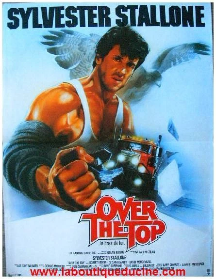 OVER THE TOP Affiche Cinéma 53x40 Movie Poster SYLVESTER STALLONE EUR ...