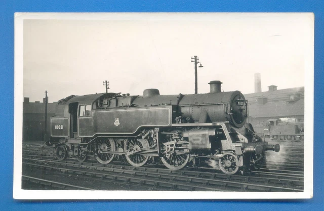 BRITISH RAIL 80021 AT POLMADIE 1/12/51 PHOTOGRAPH 9 x 14cms £2.00 ...