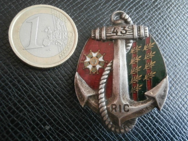 INSIGNE 43ÈME RÉGIMENT d'Infanterie Coloniale - Drago Paris - N° 7 EUR 30,00 - PicClick DE