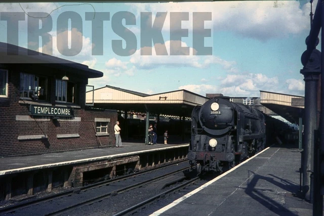 35MM SLIDE BR British Railways Steam Loco 35013 Class MN c1966 Original ...
