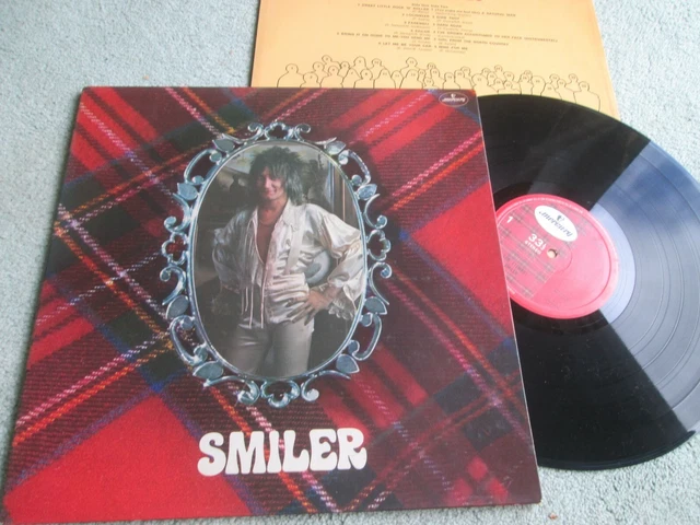 ROD STEWART - Smiler Uk Vinyl Lp Album 1974 Mercury 9104 001 Gatefold ...