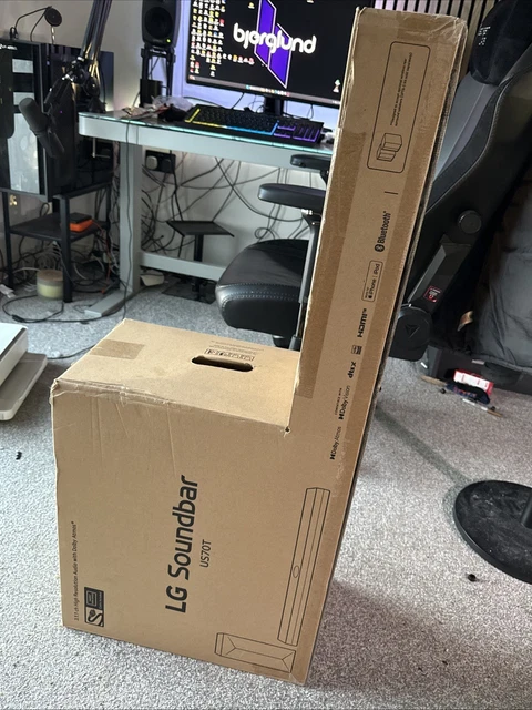 LG US70T 3.1.1 ch 400 W Dolby Atmos Soundbar + Wireless S/W – Unopened ...