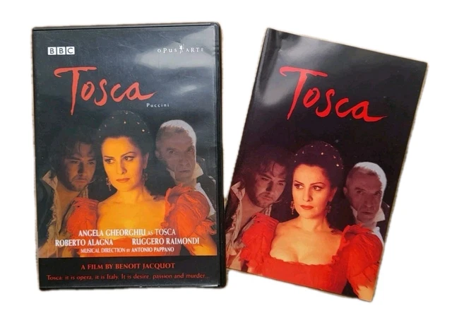PUCCINI TOSCA DVD Angela Gheorghiu 2002 Benoît Jacquot Film Opera in 3 ...