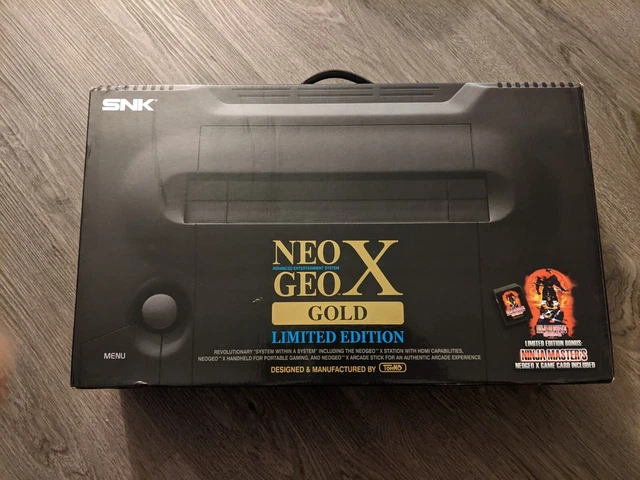 SNK NEO GEO X GOLD Limited Edition Console System with Box - Very Good ...