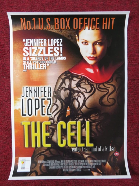 THE CELL VHS Video Poster Jennifer Lopez Vince Vaughn 2000 £13.95 ...