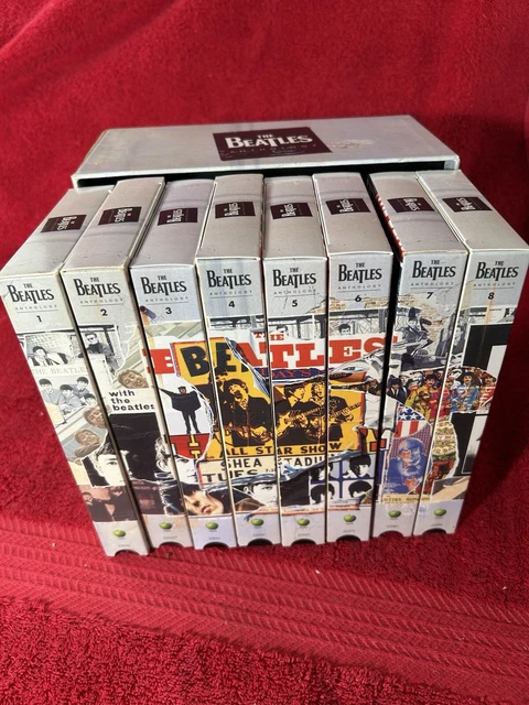 THE BEATLES ANTHOLOGY 8 Volume Video Tape Box Set 1996 VHS Capitol Records £9.59 - PicClick UK
