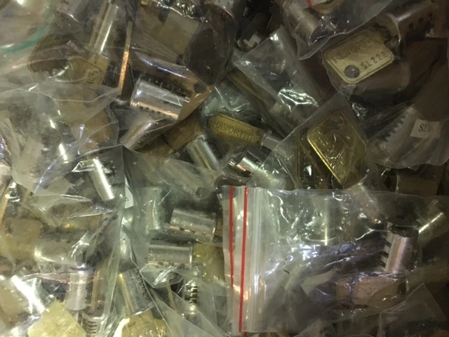 HAWORTH LOCK CORES & KEYS SL SERIES CHROME Sets 2 3 4 5 6 With Core ...