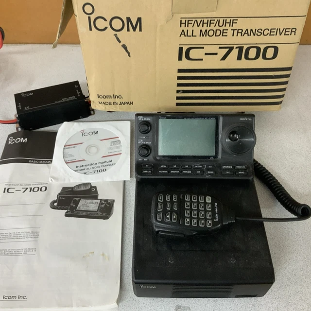 ICOM IC-7100 HF/VHF/UHF All-Mode Transceiver + OPC-2095 + HM-151 Mic £ ...