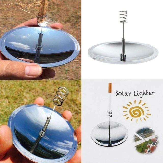 CAMPING SOLAR IGNITION Lighter Fire Starter Emergency ^Ne Tools Outdoor ...