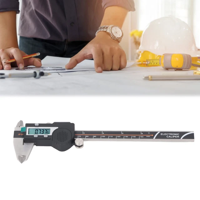 DIGITAL CALIPER LCD Electronic Vernier Caliper IP54 Water Proof ...