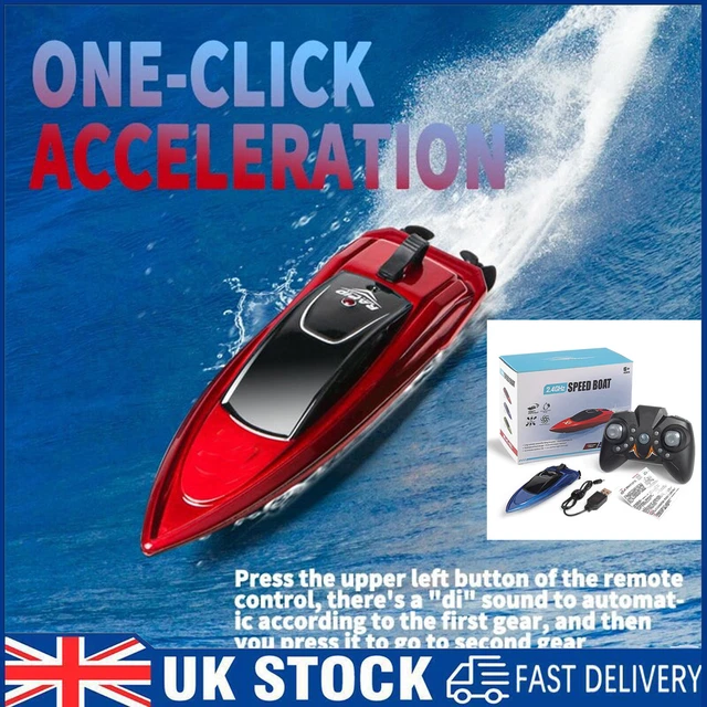 MINI RC BOATS 2.4G High Speed Racing Boat Remote Control Game Boats ...