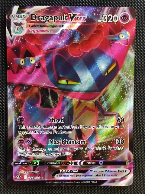 POKEMON DRAGAPULT VMAX 093/192 Ultra Rare Rebel Clash Full Art $6.50 - PicClick AU