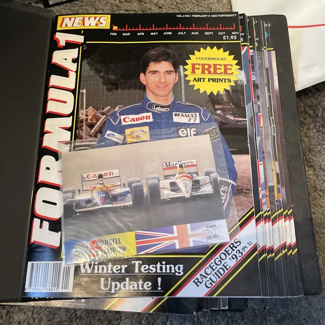 F1 NEWS MAGAZINE Complete Set 1993 £26.68 - PicClick UK