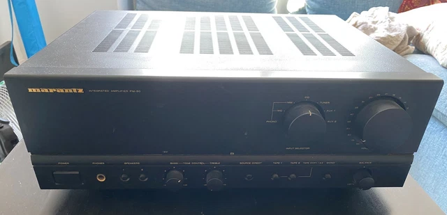 MARANTZ PM-50 AÑOS 80 Vintage Negro premain Amplificador EUR 150,00 ...