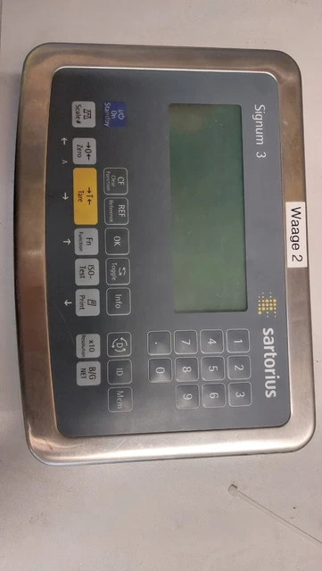 SARTORIUS TISCHWAAGE SIGNUM 3 Display, Kontroller, Netzteil EUR 110,00 ...